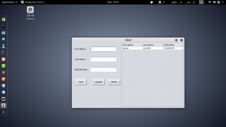 Java Swing Crud Sourcecodester
